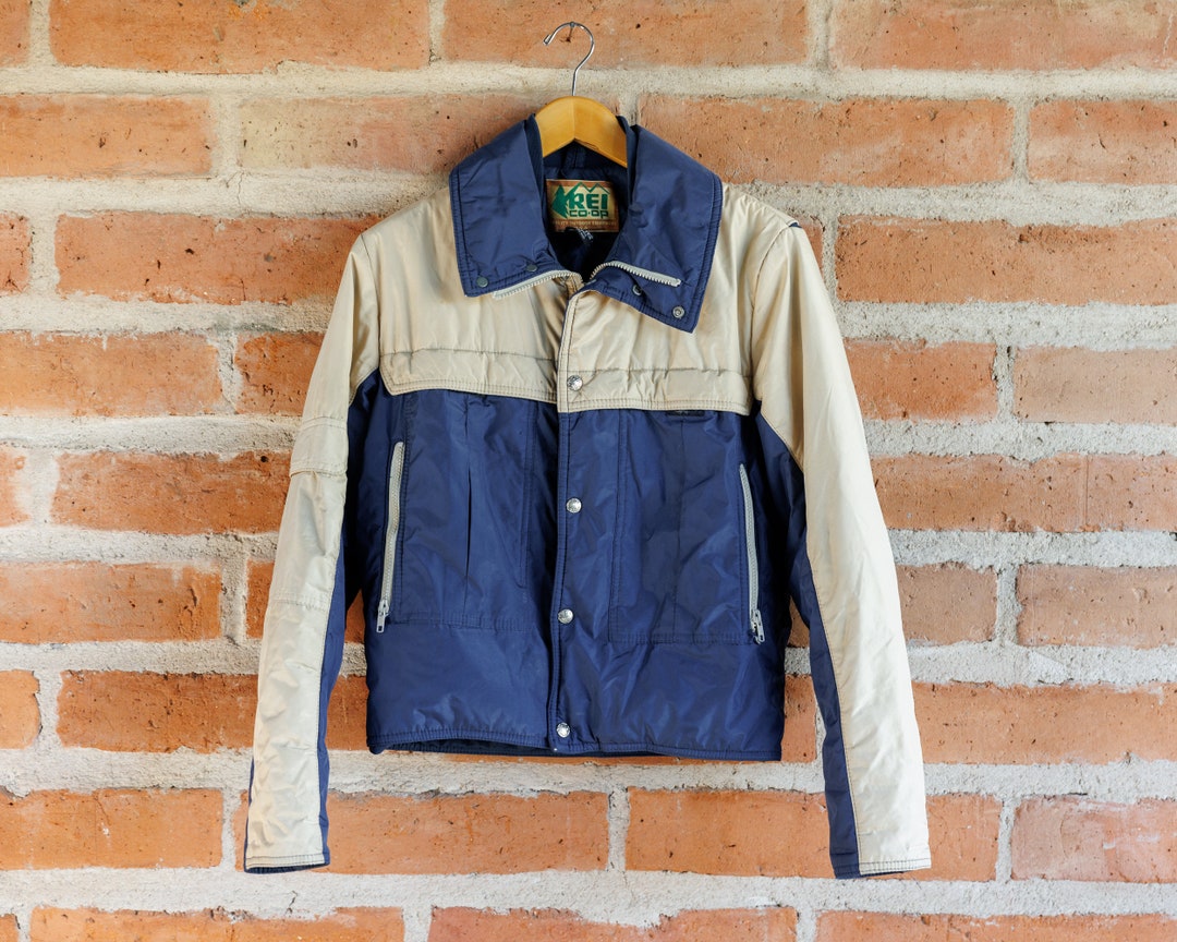 Vintage 80s REI Co-op Gortex Puffer Rain / Snow Jacket Coat Size Small ...