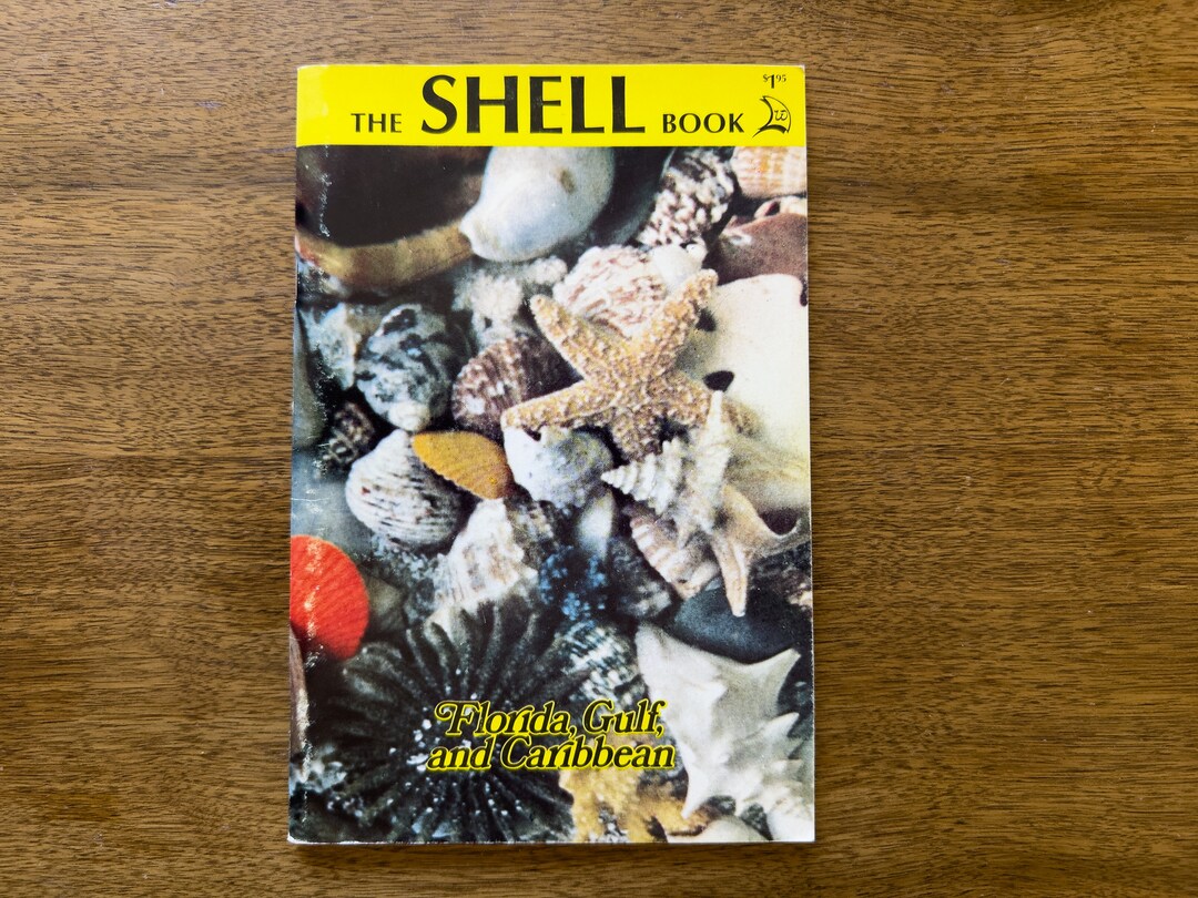 Vintage Book the Shell Book Florida, Gulf, Caribbean 1974 - Etsy