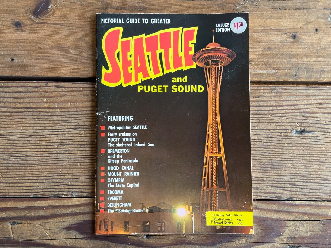 Vintage Book - Seattle and Puget Sound - Etsy
