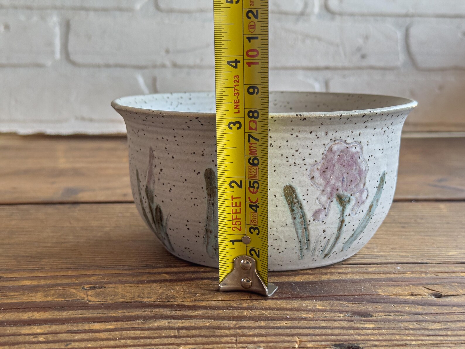 Vintage Stoneware Studio Pottery Flower Floral Bowl Planter Pot - Etsy
