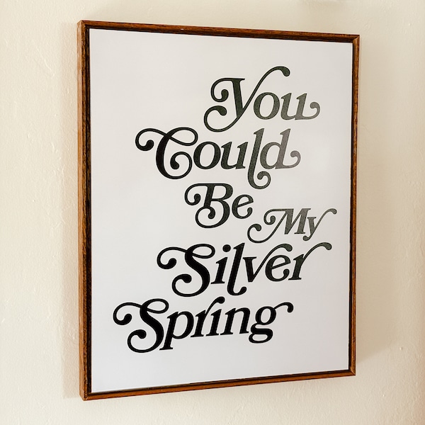 Silver Spring Fleetwood Mac Poster - Etsy