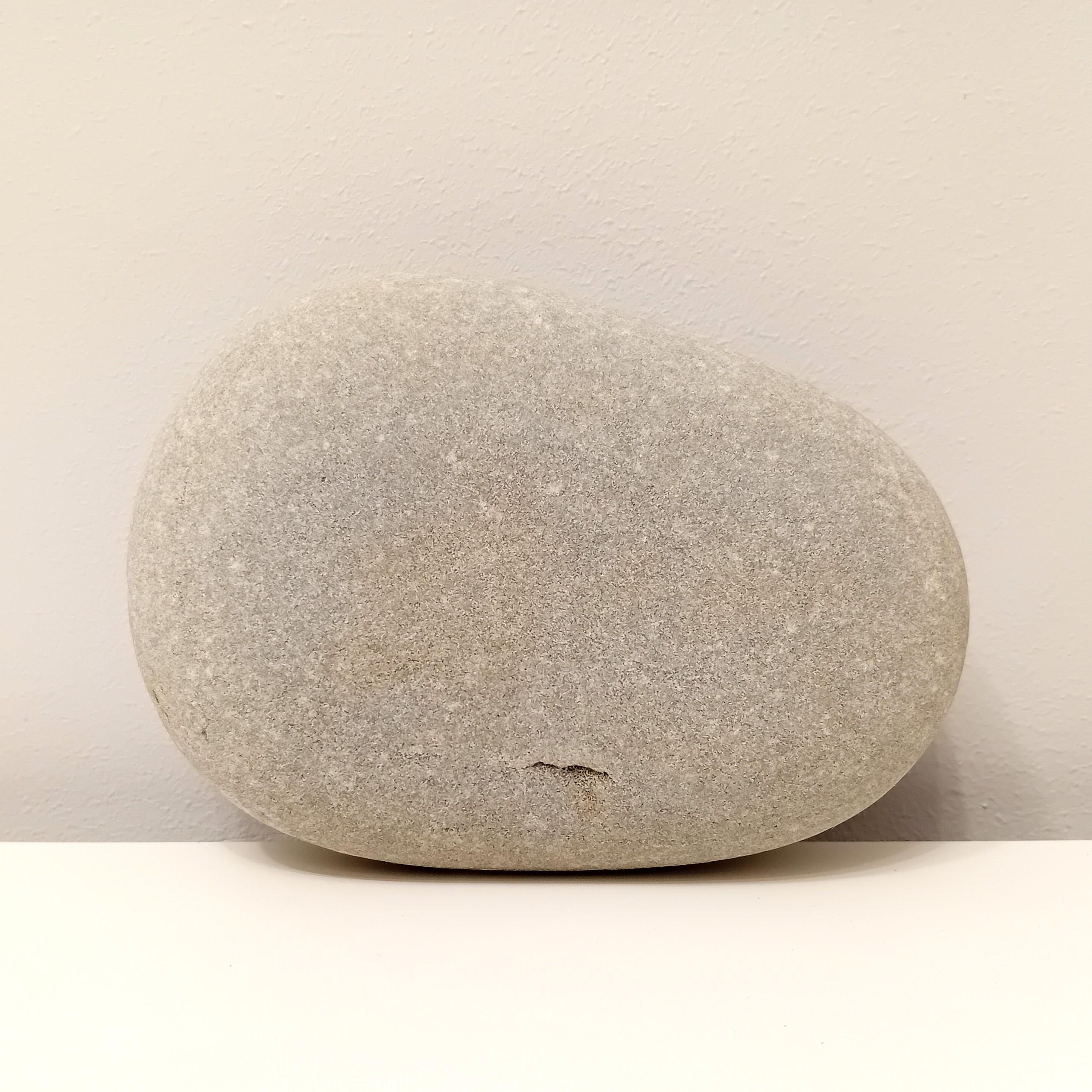 Rare Big Flat Light Grey Stone 3,3"x 4,7" for Painting Naturally ...