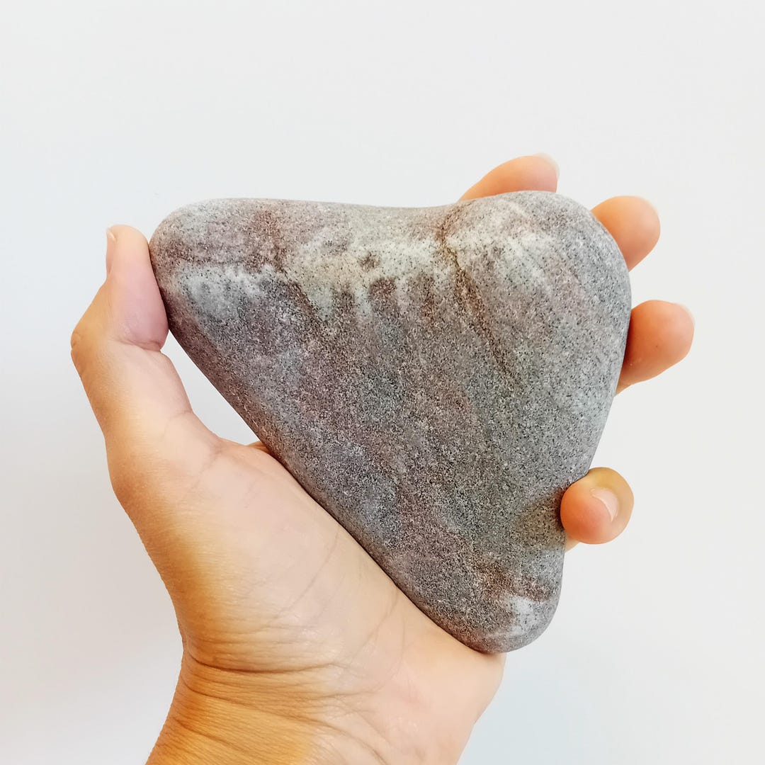 Rare Stone With Natural Formed Fishbone Skeleton Fossil Inside Pebble ...