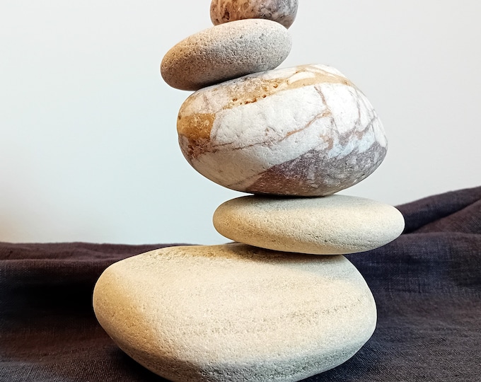 Unique Decorative Sea Stones for Stacking Art Crafting Balance Pebbles ...