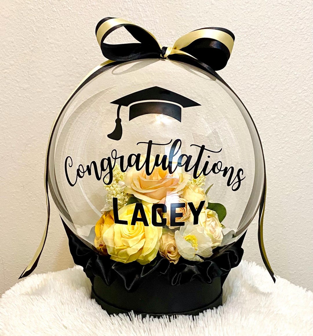 Personalized Graduation Gift, Graduation Balloon Gift, Personalized ...