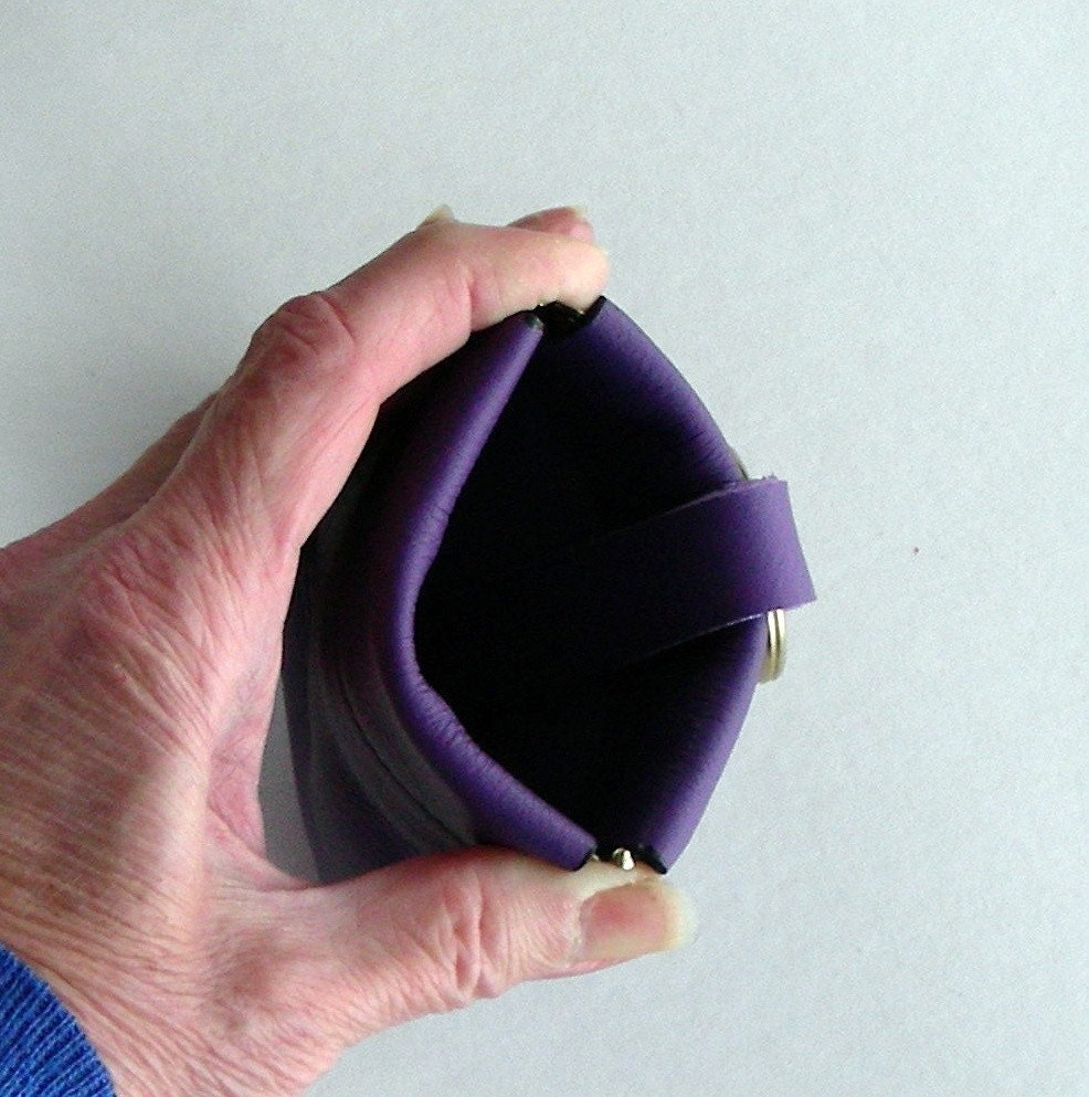 Leather Squeeze Frame Coin Purse Leather Coin Purse Leather - Etsy