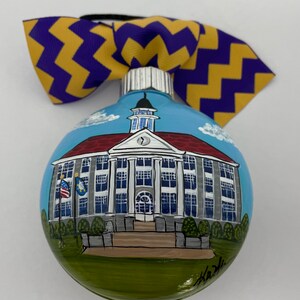 Virginia Tech burruss Hall Christmas Ornament - Etsy