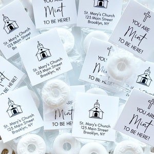 Church Welcome Mint Favors, Member Giveaways, Bible Study Scripture ...