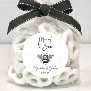 Bee Wedding Stickers, Meant to Bee Labels, Bumblebee Wedding Treats ...