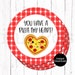 Pizza My Heart Valentine Tags, Printable Valentine's Day Cookie Tags ...