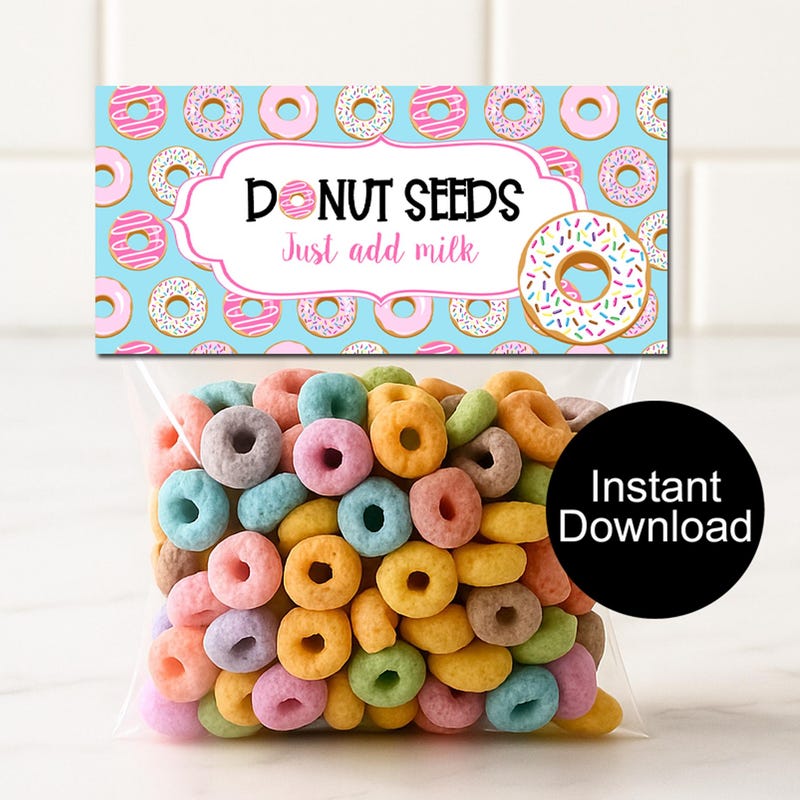 Donut Tag - Etsy