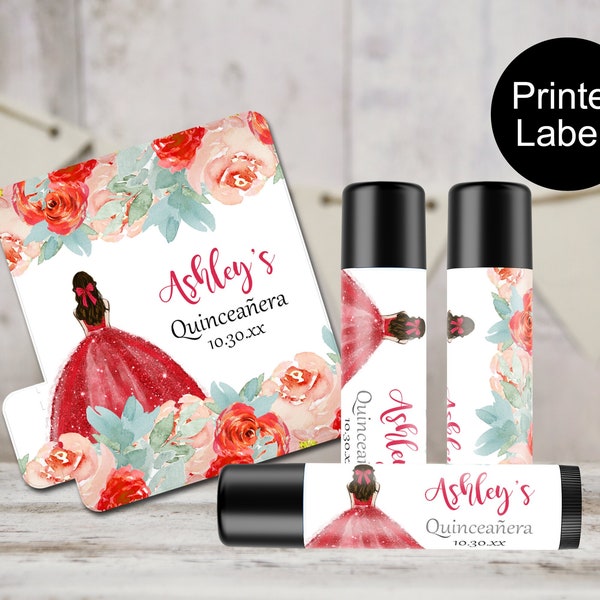 Red Quinceanera Stickers - Etsy