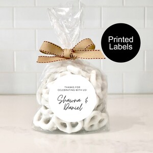Wedding Thank You Stickers, Couple's Name Stickers, Engagement Labels ...