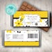 Editable Bee Candy Bar Wrappers, Bee Birthday Party Favors, Printable ...