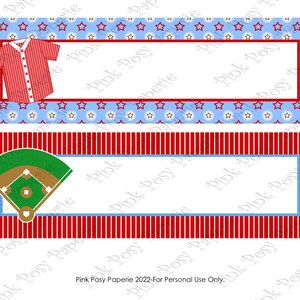 Editable Desk Name Plates Baseball Desk Name Tag Classmate - Etsy