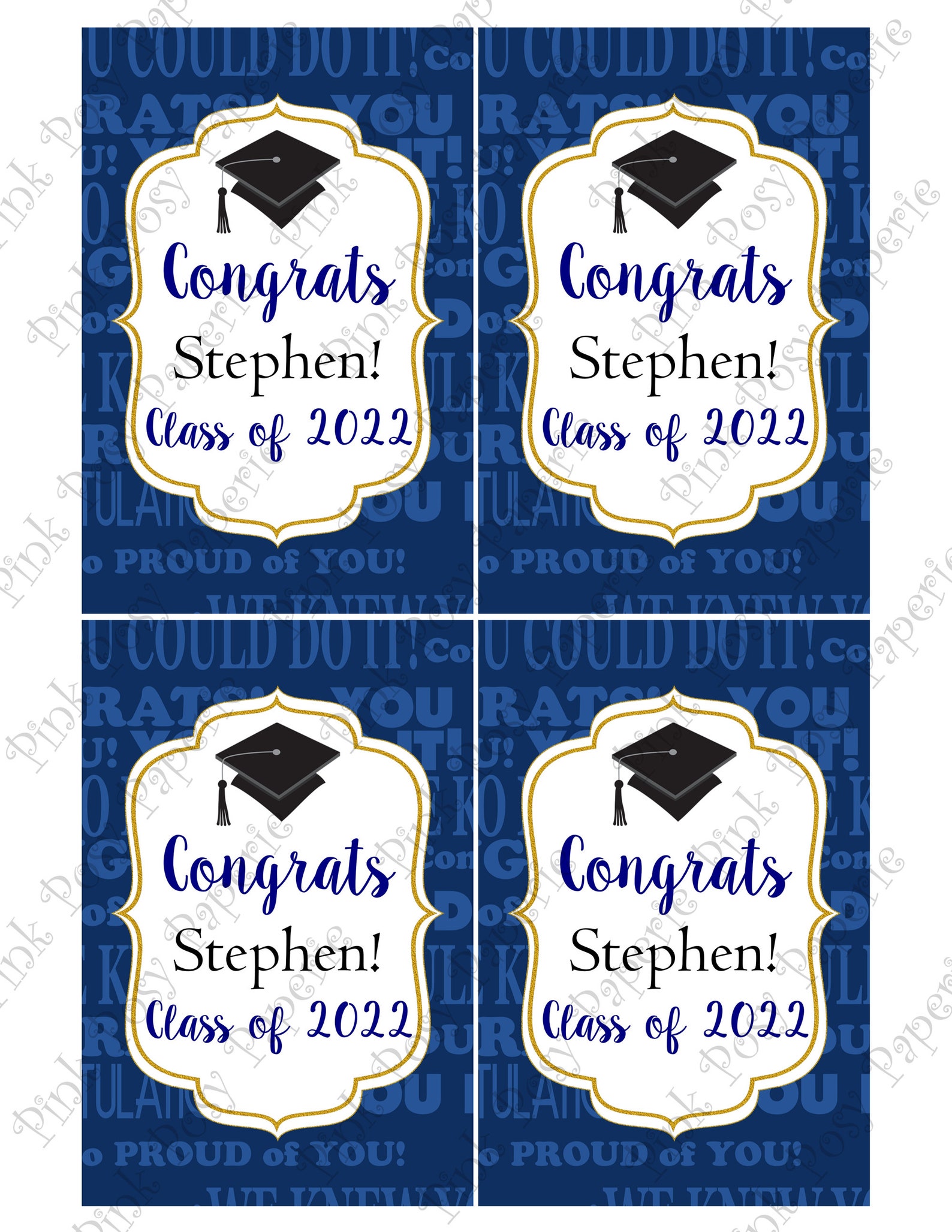 Editable Graduation Juice Pouch Labels Class of 2023 - Etsy
