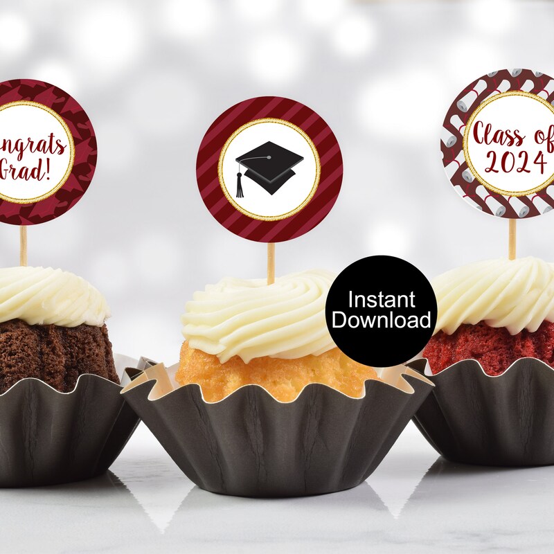 Graduation Cupcake Topper - Etsy