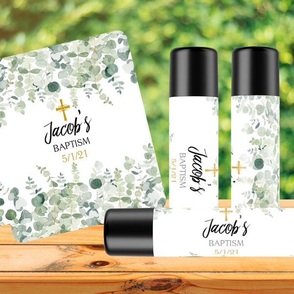 Baptism Labels - Etsy