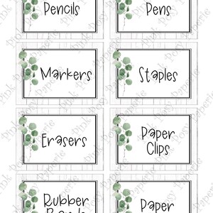 Editable Bin Labels, Farmhouse Classroom Labels, Classroom Decor ...