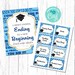 Editable Graduation Candy Labels Candy Bar Candy Buffet - Etsy