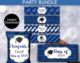 Graduation Favor Bundle, Class of 2024, Graduation Treats, Chip Bag ...