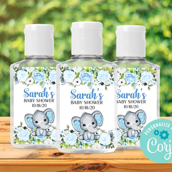 Elephant Labels - Etsy