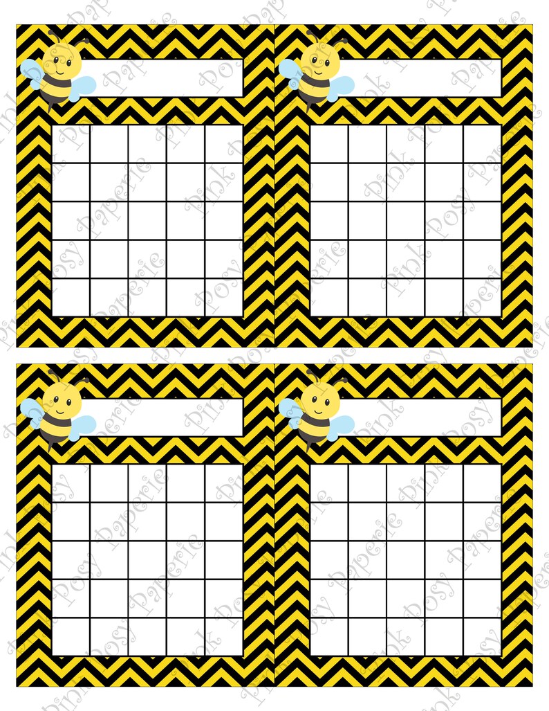 Editable Reward Charts Bee Reward Charts Classroom | Etsy