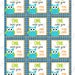 Editable Owl Miss You Tags, End of School Year Tags, Classmate Gift ...