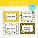 Editable Bin Labels, Farmhouse Classroom Labels, Classroom Decor ...