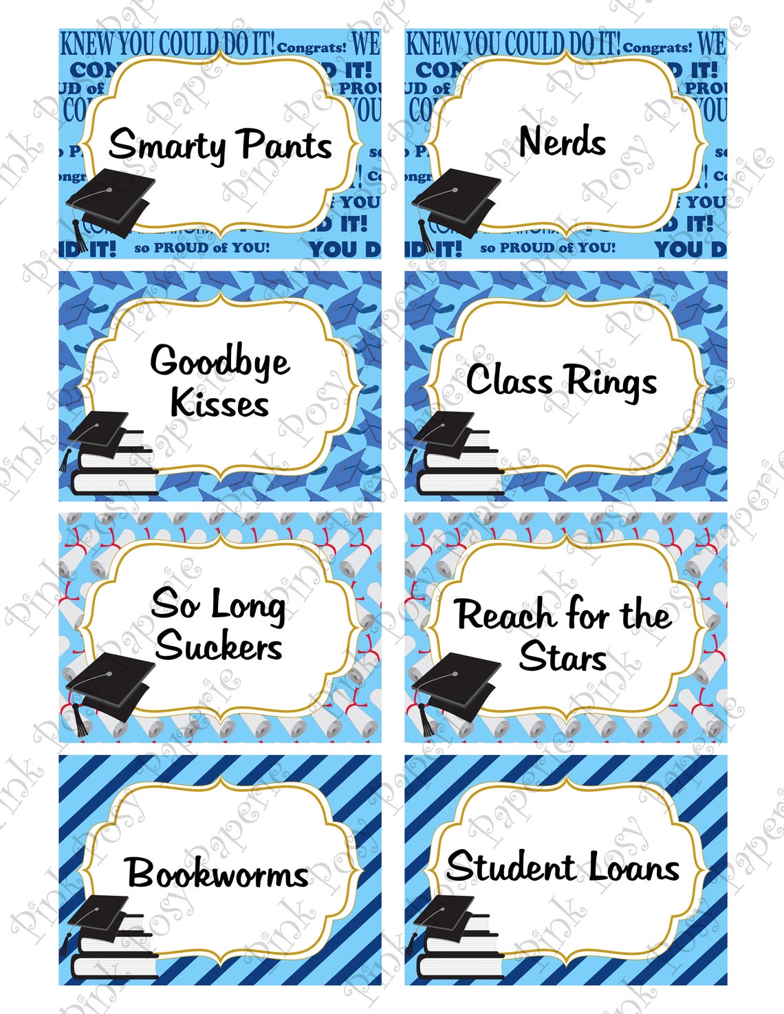 Editable Graduation Candy Labels Candy Bar Candy Buffet - Etsy