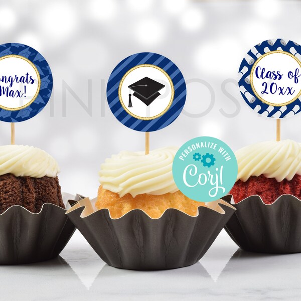 Graduation Cupcake - Etsy