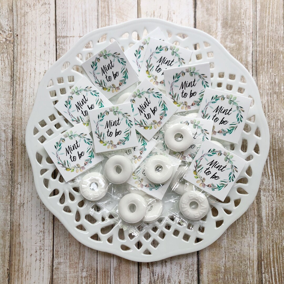 Wedding Mint Favors Mint to Be Custom Wedding Mints - Etsy