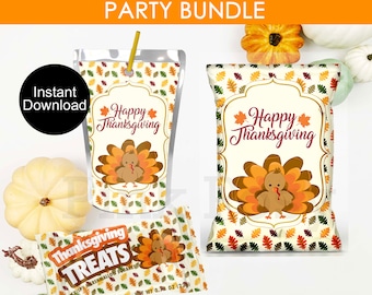 Fall Appreciation Treat Tags Printable A Little Fall Treat - Etsy
