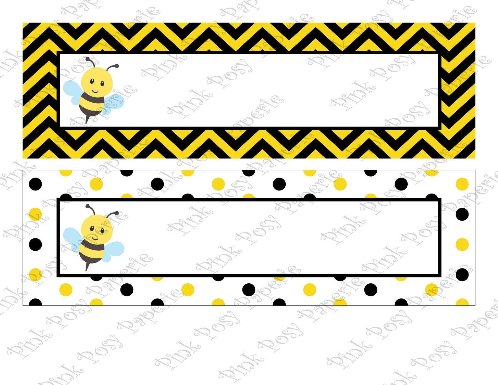 Editable Desk Name Plates, Bee Desk Name Tags, Classmate Decorations ...