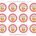 Pizza My Heart Valentine Tags, Printable Valentine's Day Cookie Tags ...