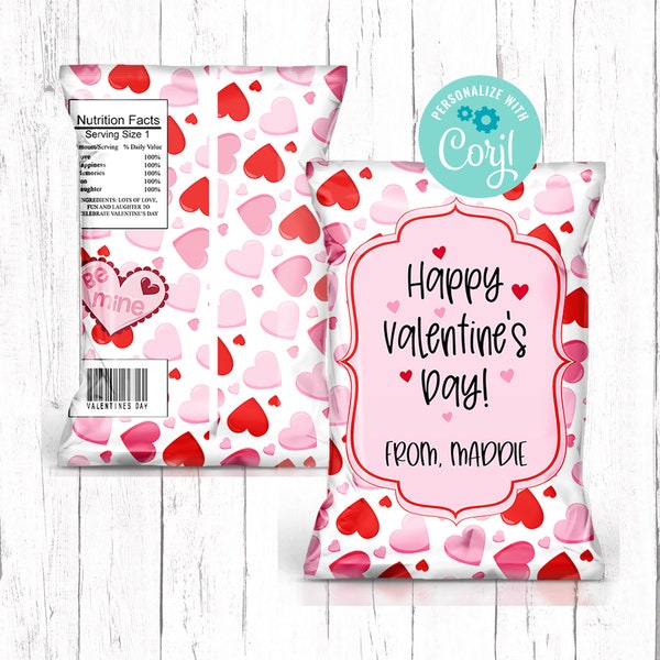Valentine Treat Bag - Etsy