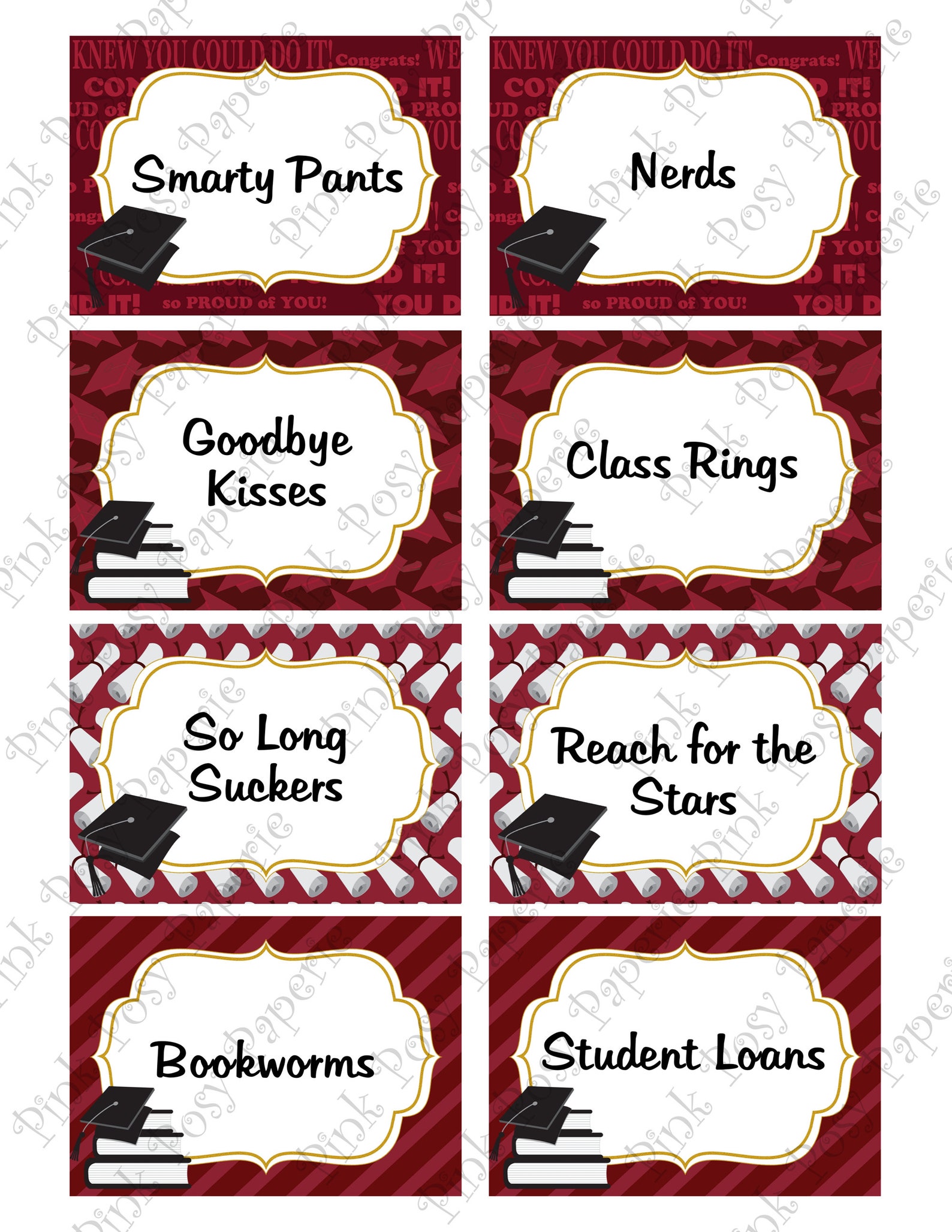 Editable Graduation Candy Labels Candy Bar Candy Buffet - Etsy