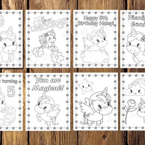 Unicorn Activity & Coloring Sheet Unicorn Printable Kids - Etsy