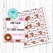 Donut Stress Editable Tags, Exam Survival Tags, Student Gift Tags ...
