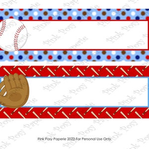 Editable Desk Name Plates Baseball Desk Name Tag Classmate - Etsy