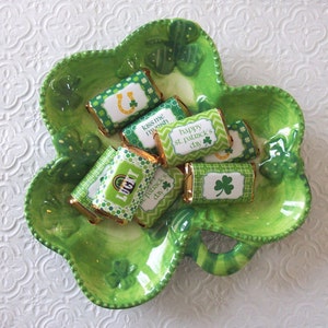 St Patrick's Day Mini Candy Bar Wrappers, St Patrick's Day Party Favors ...