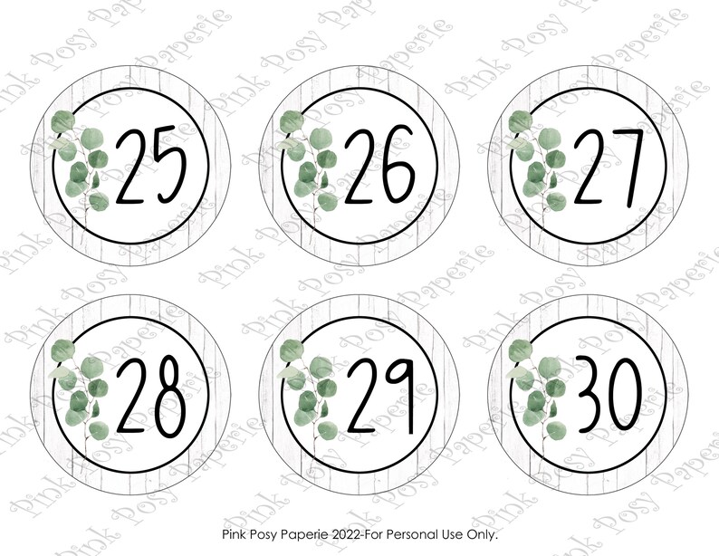 Editable Cubby Numbers Farmhouse Classroom Labels Class - Etsy