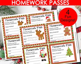 Christmas Homework - Etsy