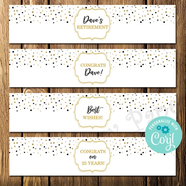 Dots Water Bottle - Etsy