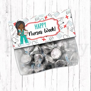 Editable Nurses Week Bag Toppers, Nurse Appreciation, Nurse Gift Idea ...