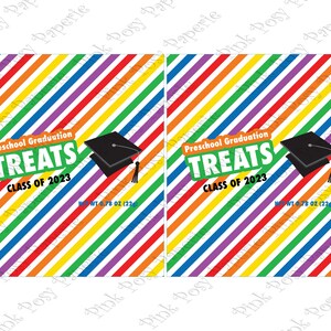Preschool Graduation Party Bundle Graduation Chip Bags - Etsy