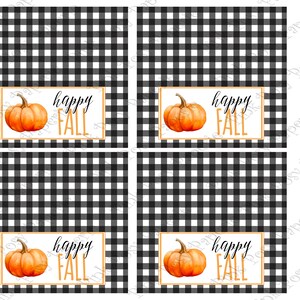 Happy Fall Bag Toppers, Fall Treats, Treat Bag Toppers, Printable Candy ...
