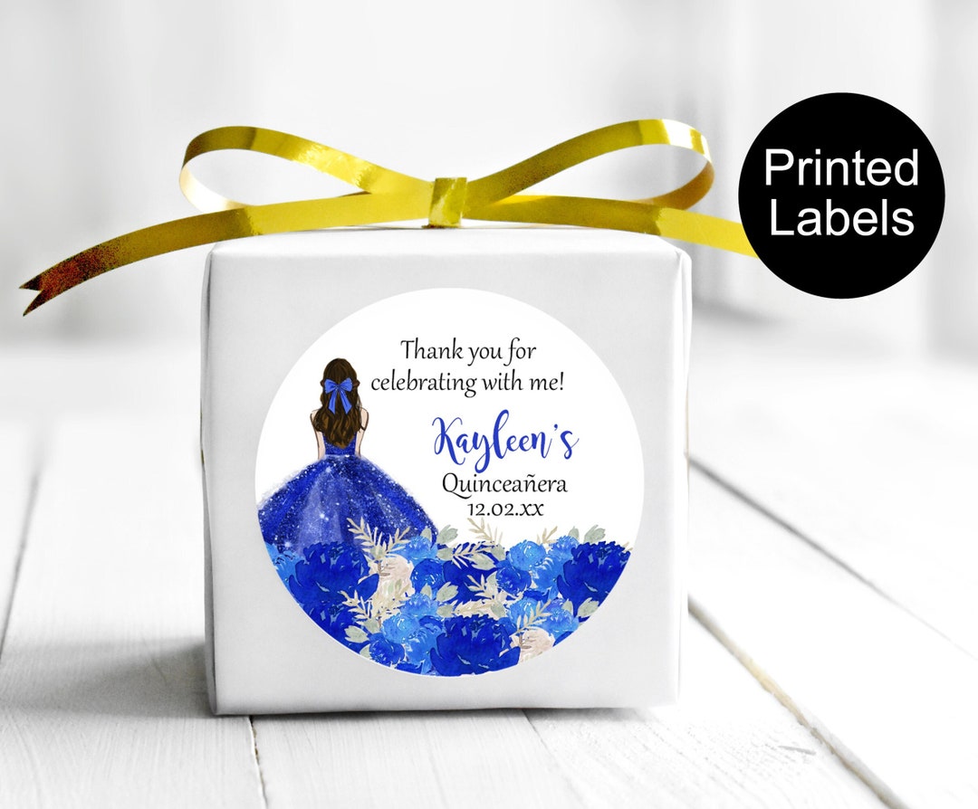 Quinceanera Favor Labels, Quinceanera Party Favor, Mis Quince Stickers ...