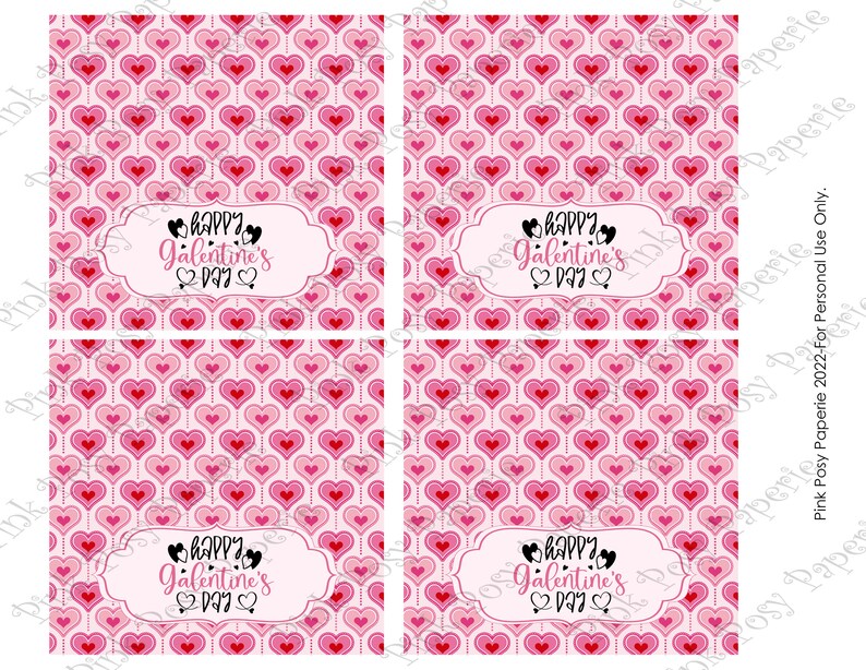 Galentine Treat Bag Toppers Valentine Treat Bag Favors - Etsy