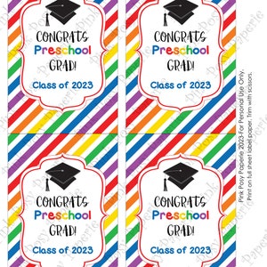 Preschool Graduation Party Bundle Graduation Chip Bags - Etsy